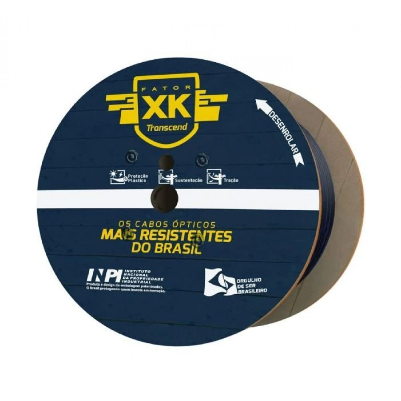 CABO óptico CFOA ASU120 R FRP SM 12FO NR 2 KM - STS - INSTRUFIBER