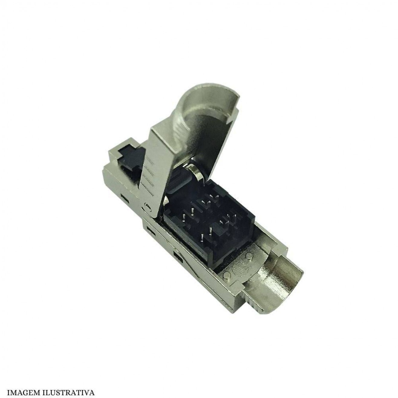 Conector Industrial RJ45 Blindado Cat6A - INSTRUFIBER
